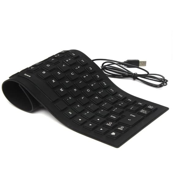Clavier flexible étanche Pliable AZERTY - Gstore